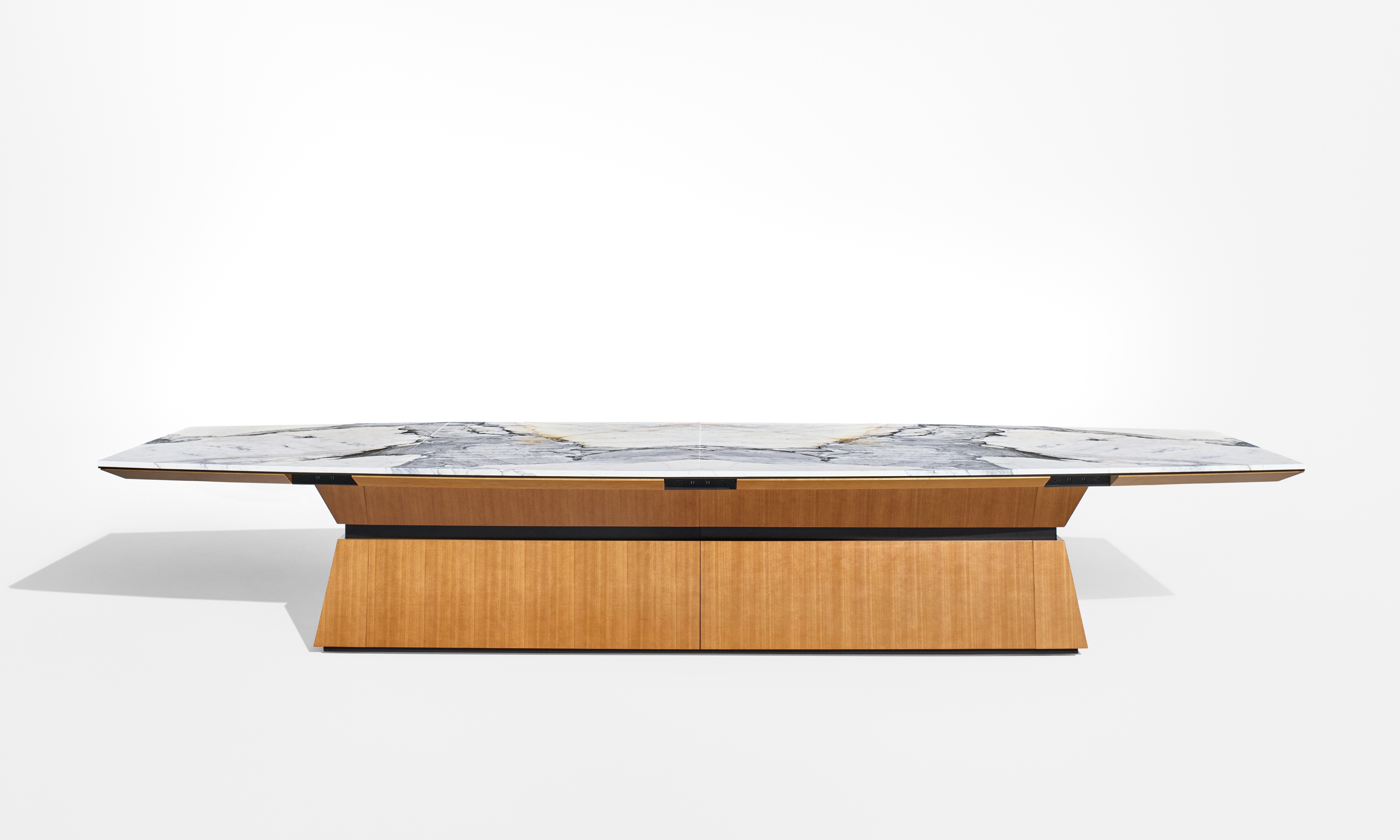 Ascari Conference | COM Corchia Marble Stone Boat Shape Top | Custom ...