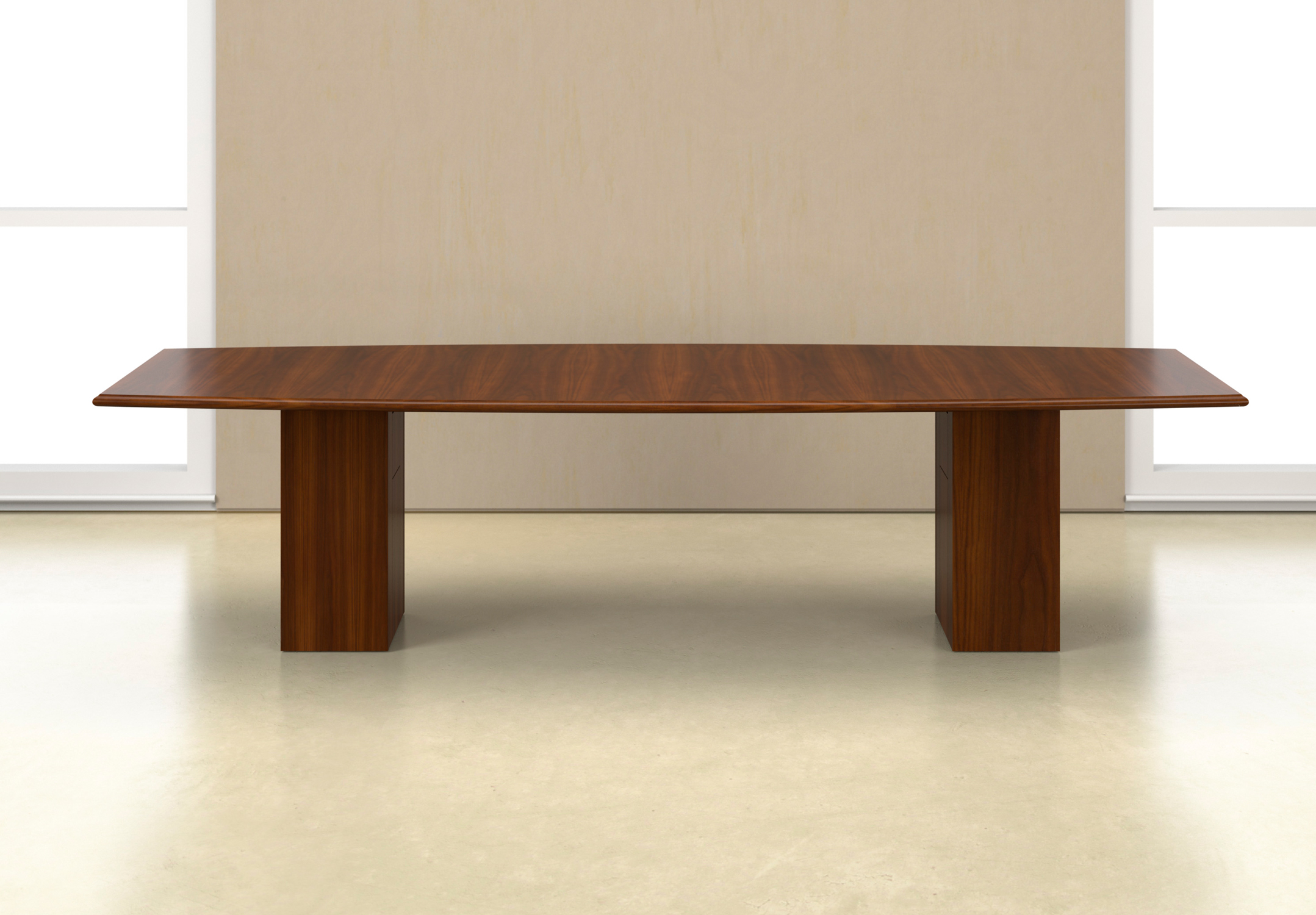 Forte | Conference Table | G95 Spring Cherry Veneer Rectangle Shape Top ...