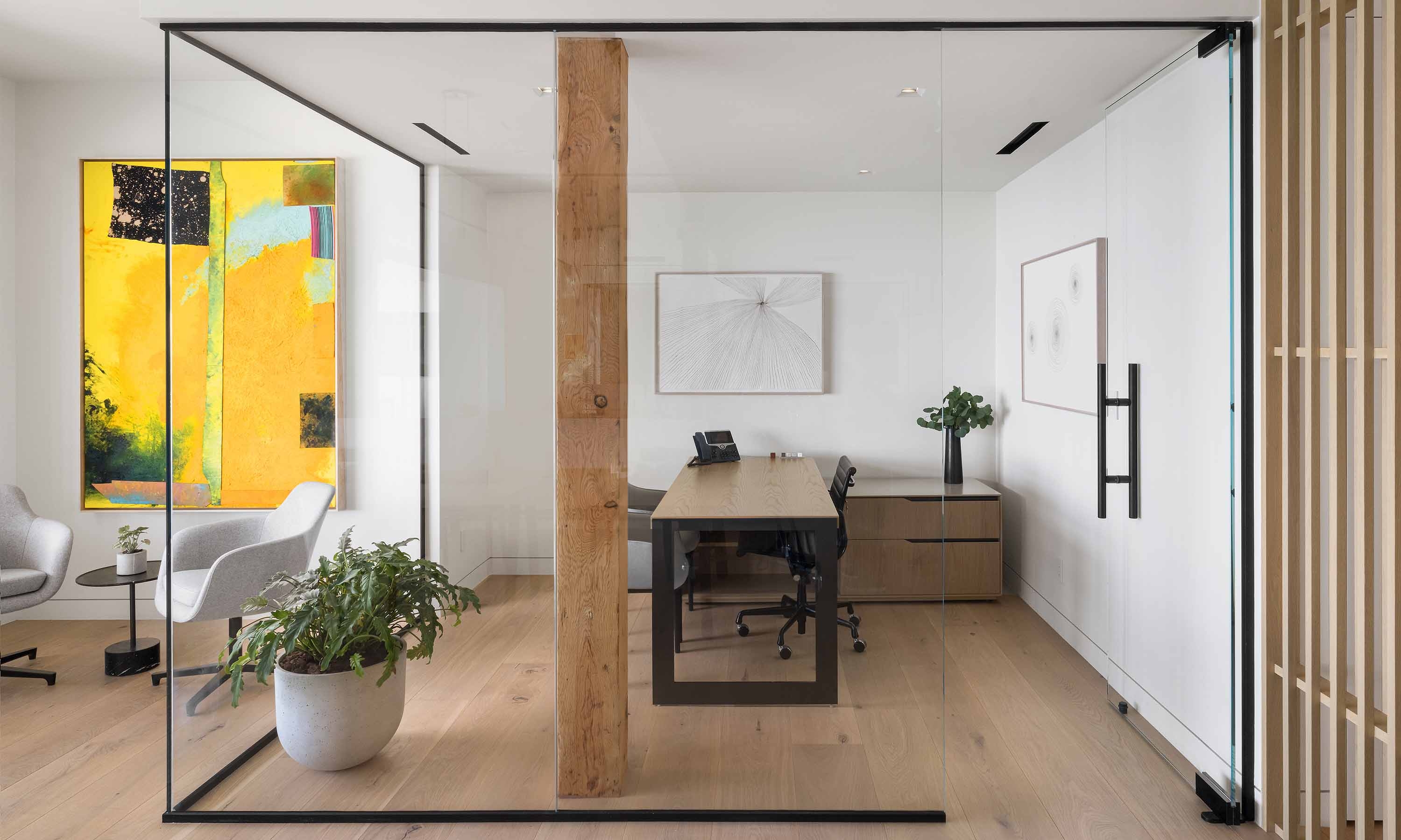 Ascari Private Office | Dune Veneer | Storm Powder Coat | San Diego, California | SD Design ...