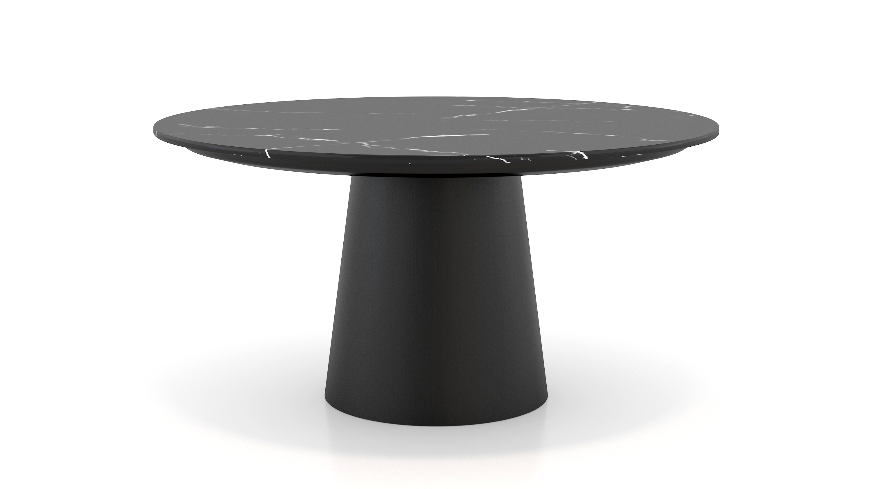Flow | Cone Base | Round Cambria Blackbrook Quartz Top | Onyx Veneer ...
