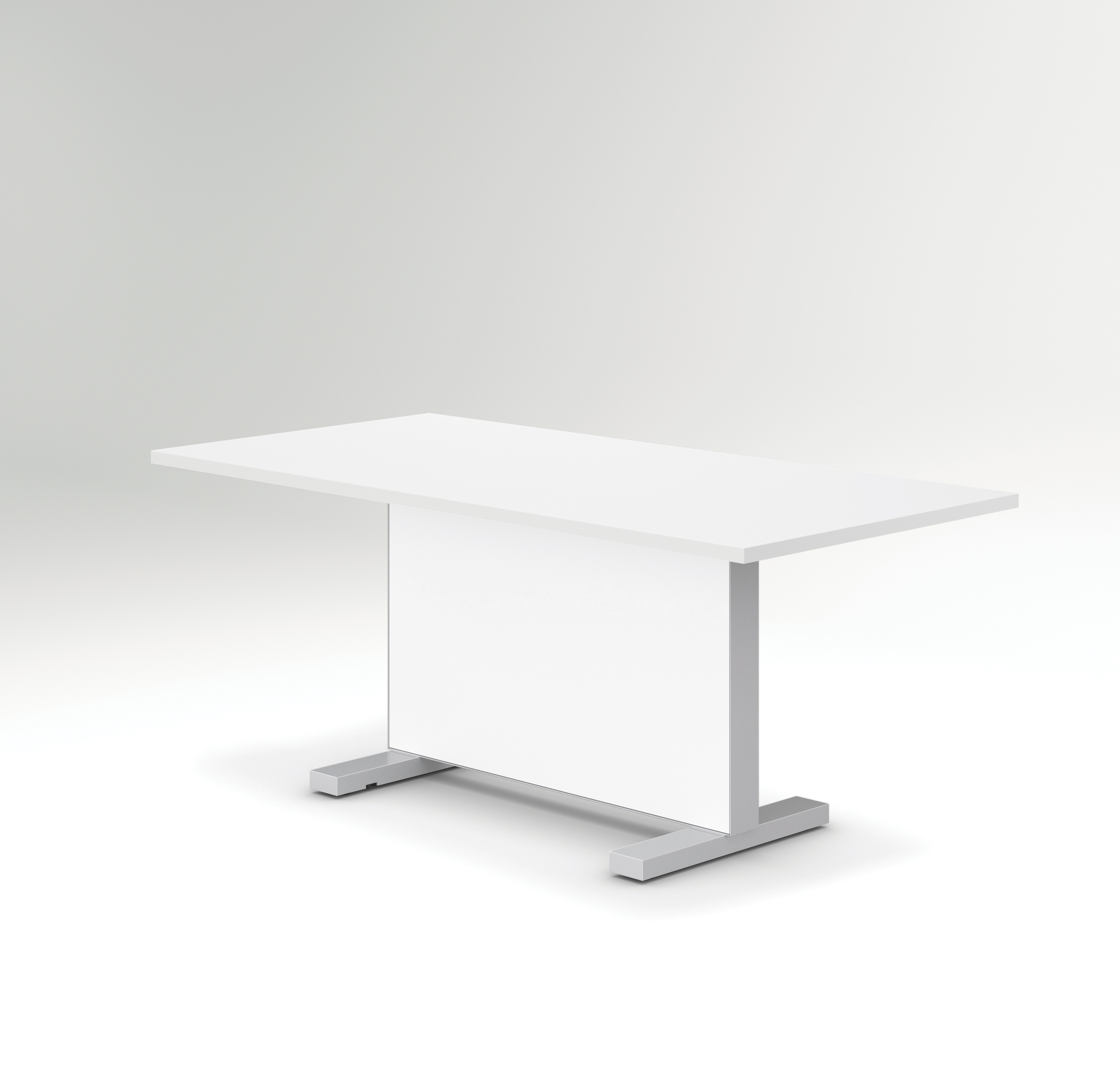 Approach | Reconfigurable Tables | Bright White Laminate Top | Painted ...