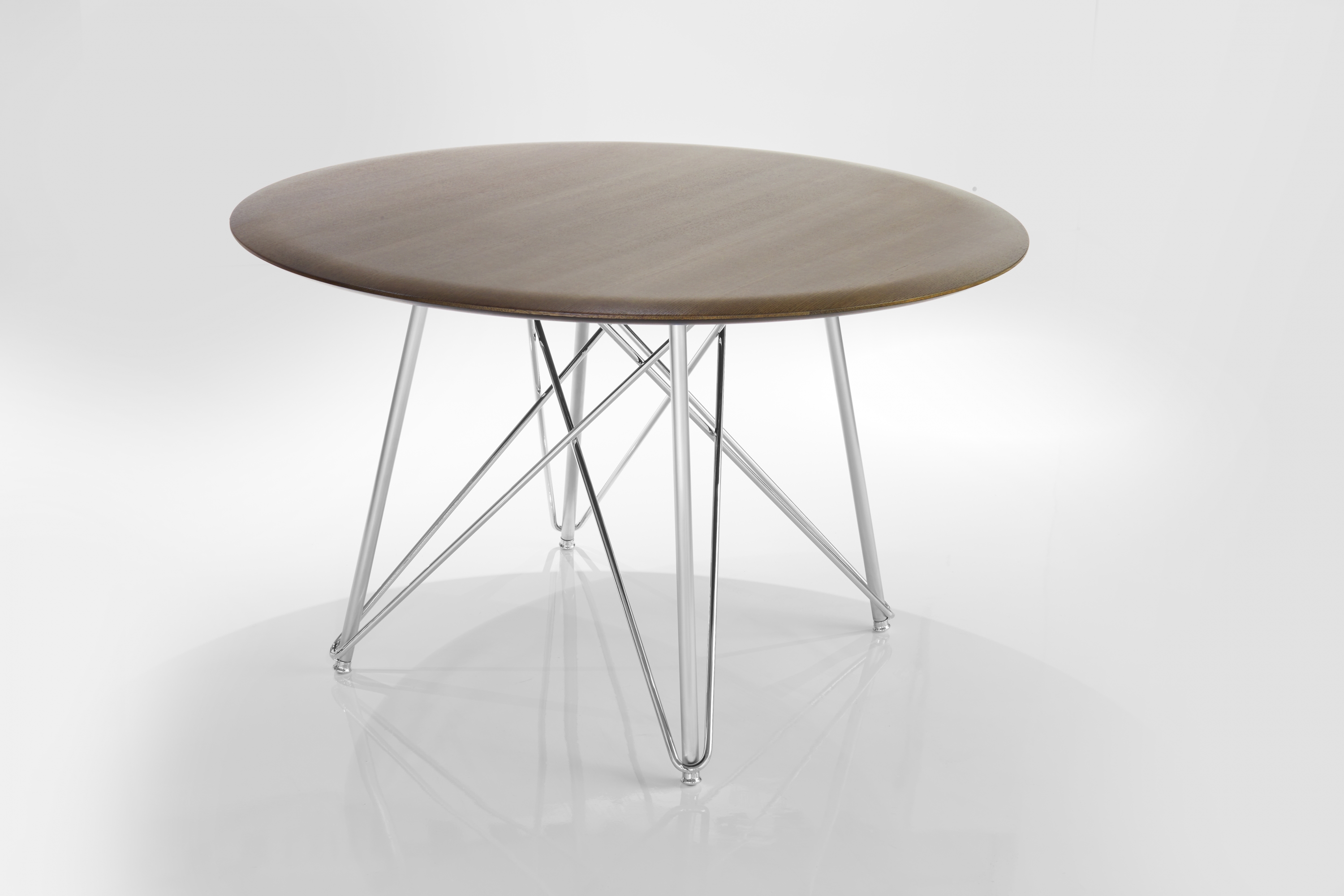 Baja | Meeting Table | Round M07 Bramble on Rift Cut Oak | Polished ...