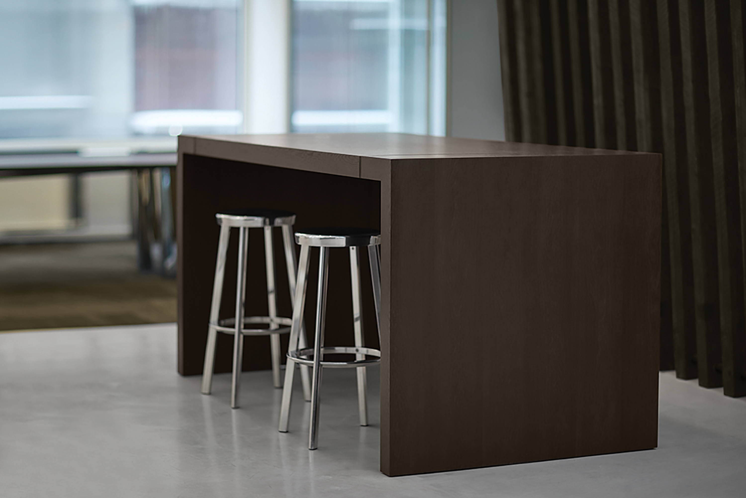 Tesano | Community Table | Custom Veneer | Standing Height | New York ...