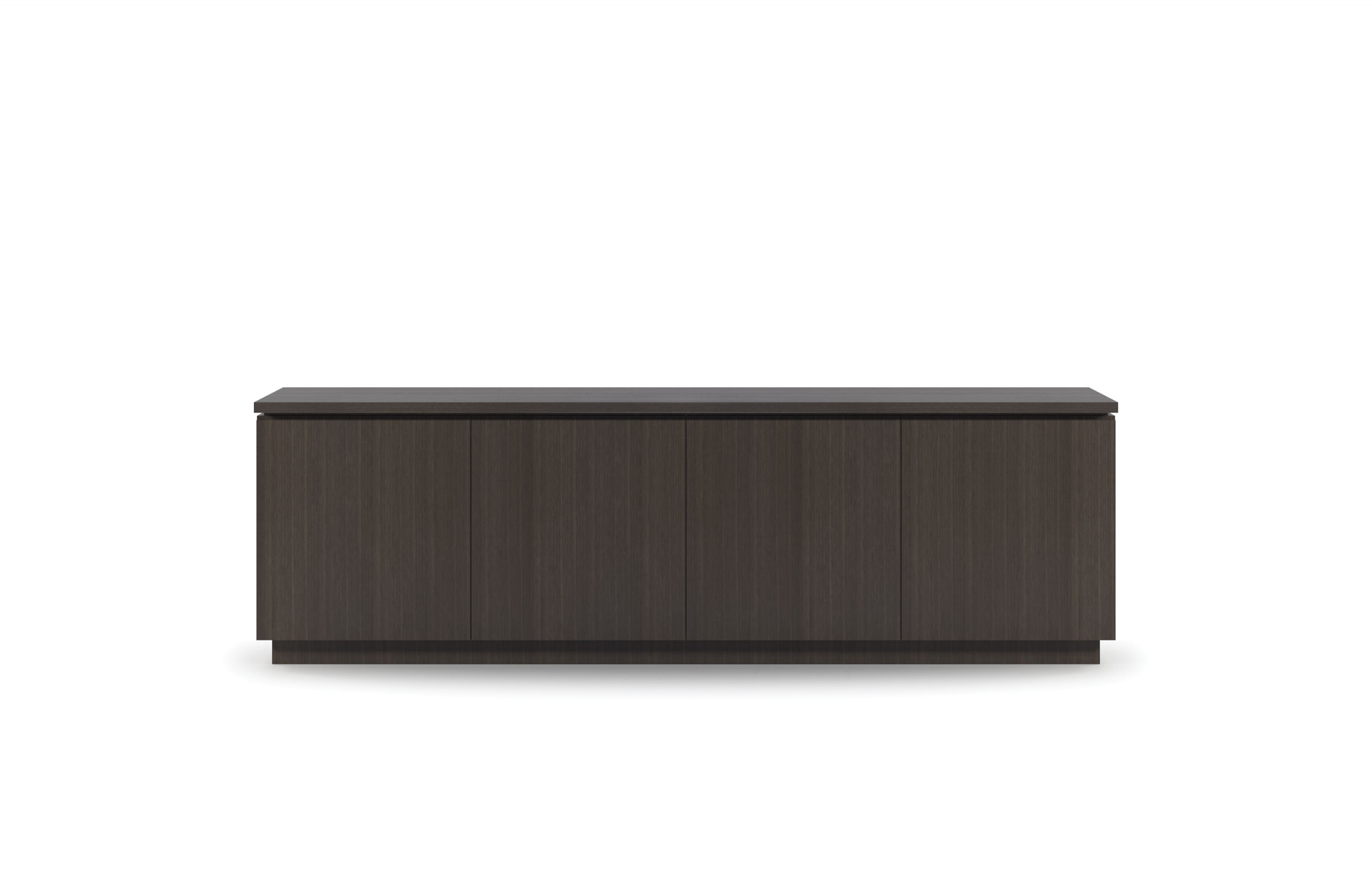 Performance Credenza | G30 Zinc Walnut Veneer | 96” Length | 4 Door ...