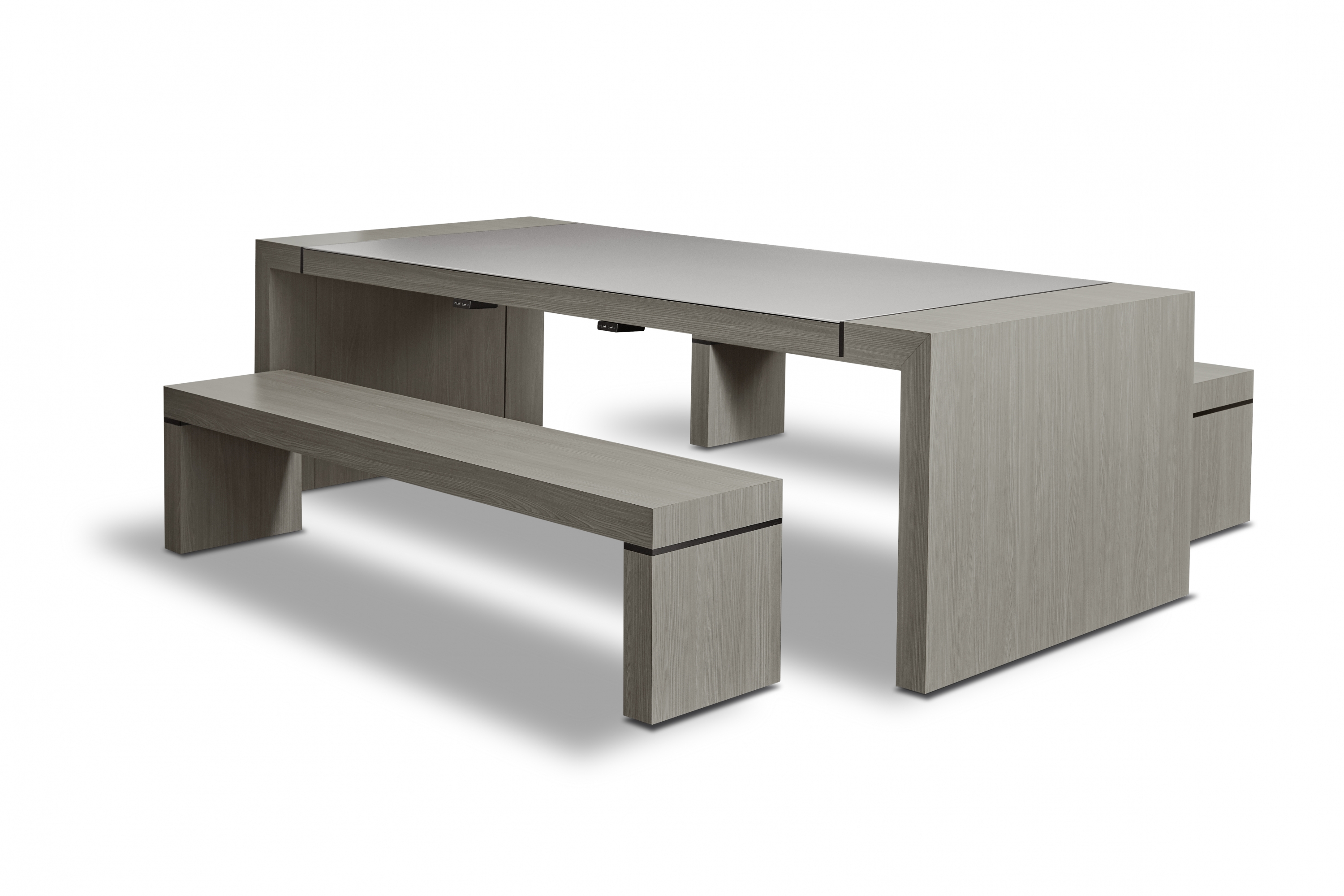 Tesano | Community Table | Custom | Weathered Ash Laminate | Seated ...