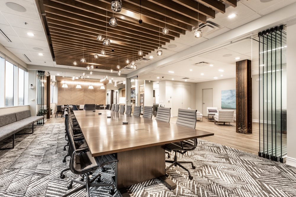 Approach | Reconfigurable Tables | Walnut Veneer | Conference ...