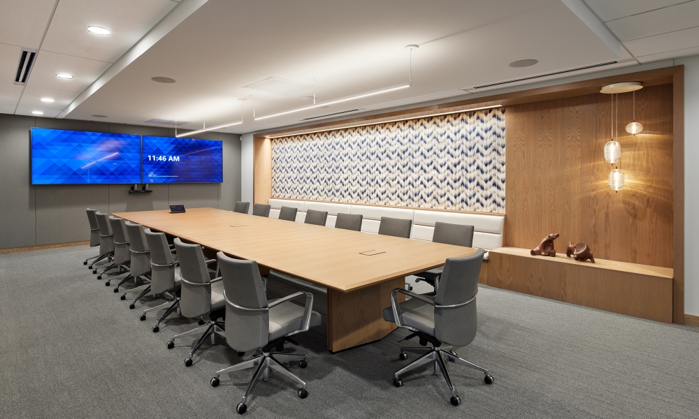 Ascari Conference | 240” Custom Veneer Rectangle Top | Custom Veneer ...