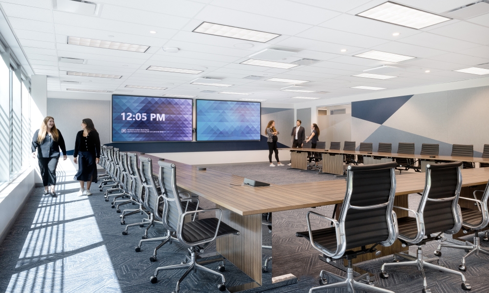 Approach | Mobile Tables | U Shape Configuration | Canyon Paldao Veneer ...